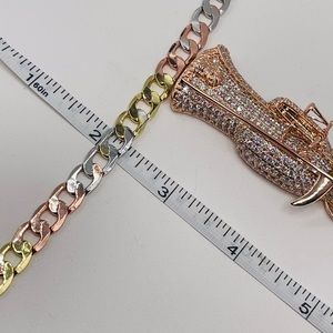 Accessories | The Grim Reaper And Chain Gold Plated 18k | Poshmark